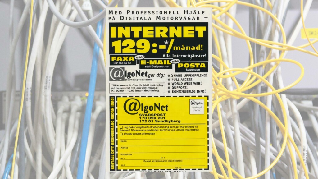 När internet kom till våra svenska hem | Internetmuseum