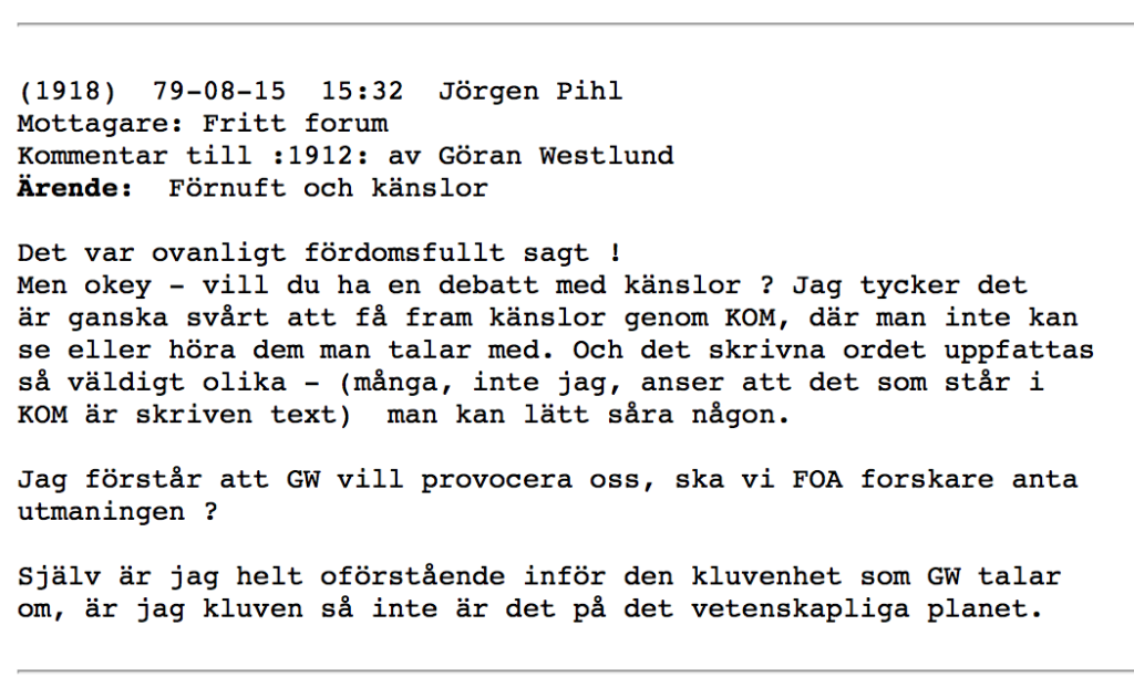 A Swedish social network is started – the revolutionary KOM system ...