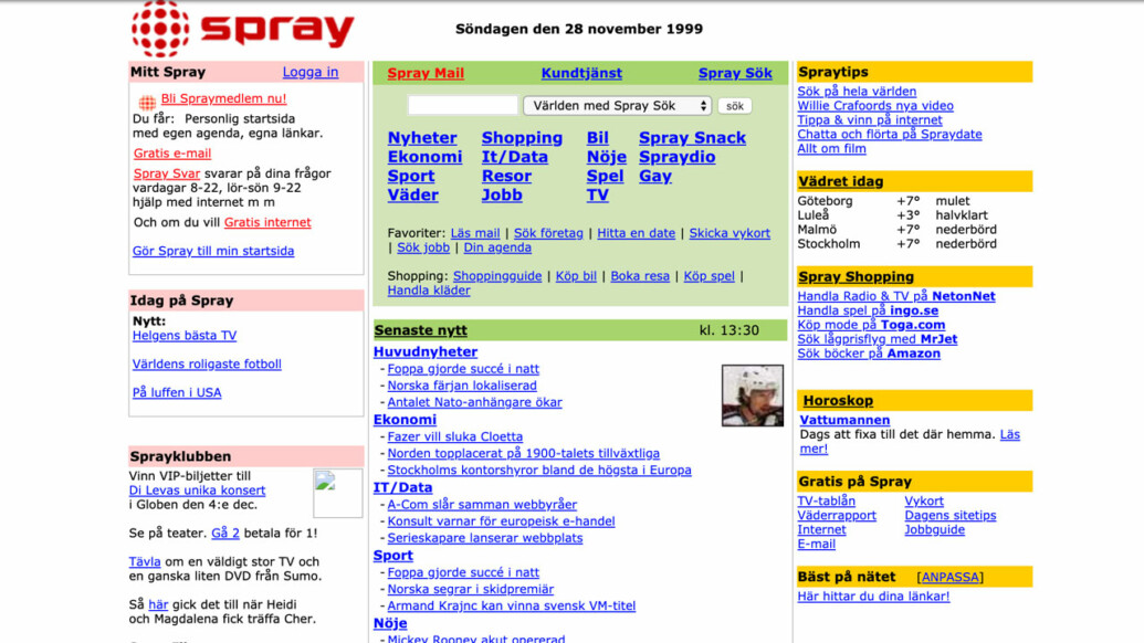 Spray pioneers a new type of corporate culture | Internetmuseum