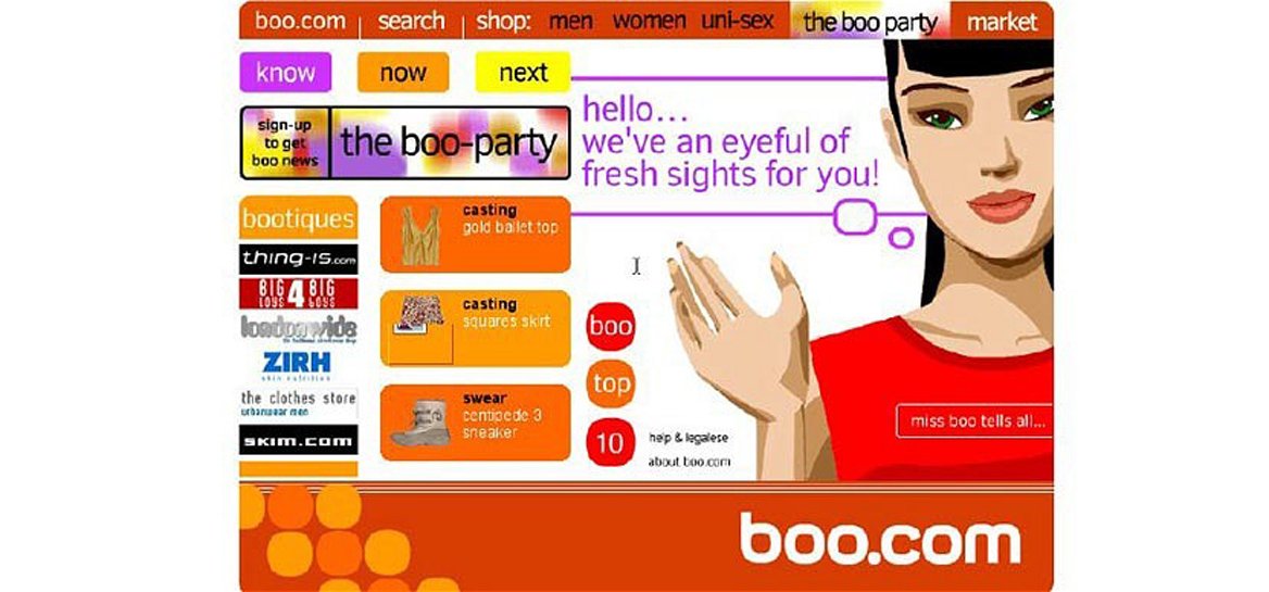 Boo.com går i spektakulär konkurs – blir symbol för den spruckna ...