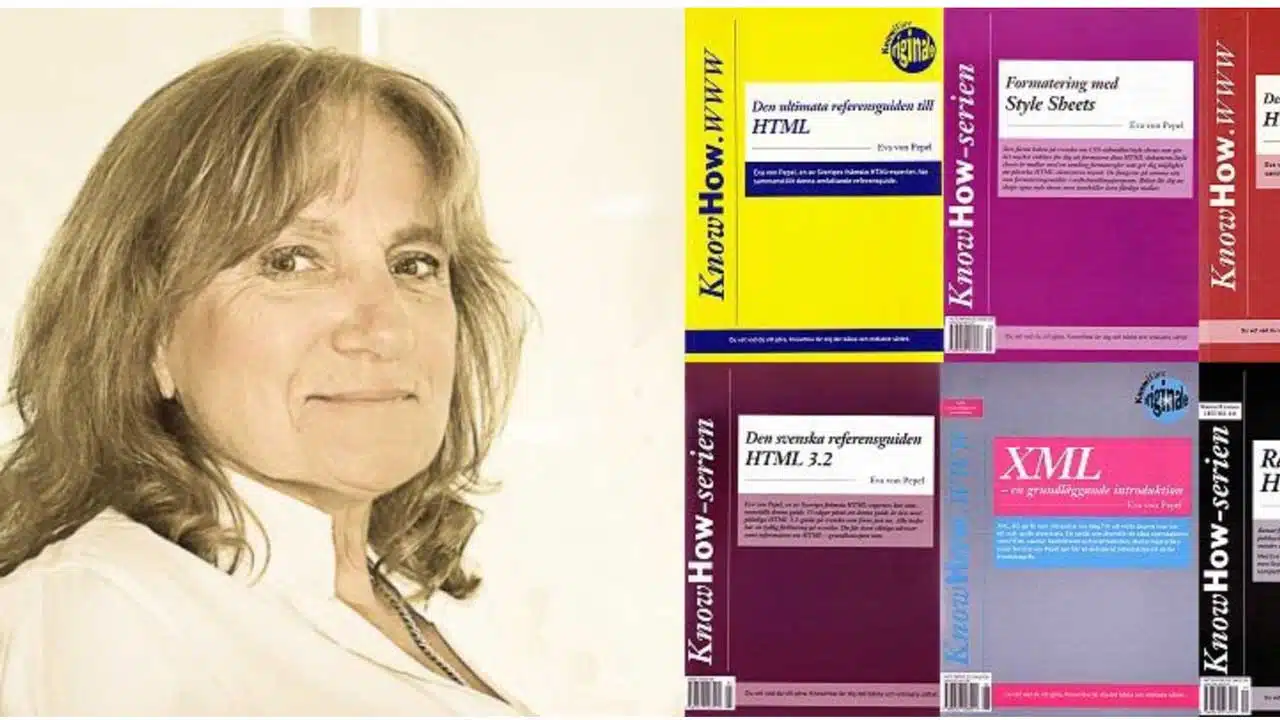 Eva von Pepel skriver bok om HTML | Internetmuseum
