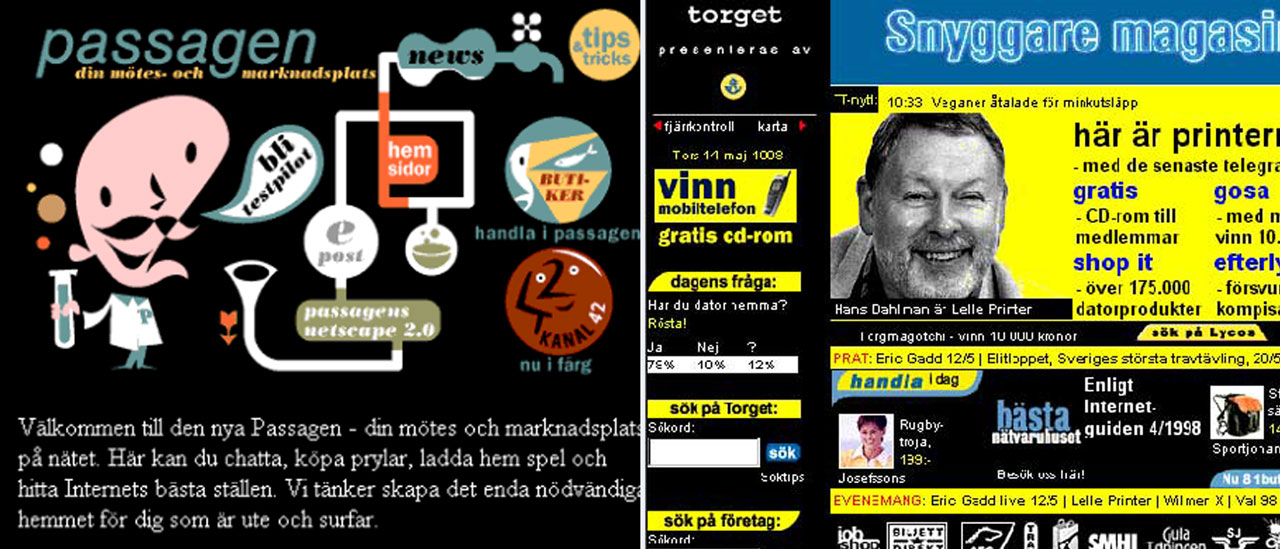 Konkurrens mellan Passagen och Torget blir katalysator för internet i ...